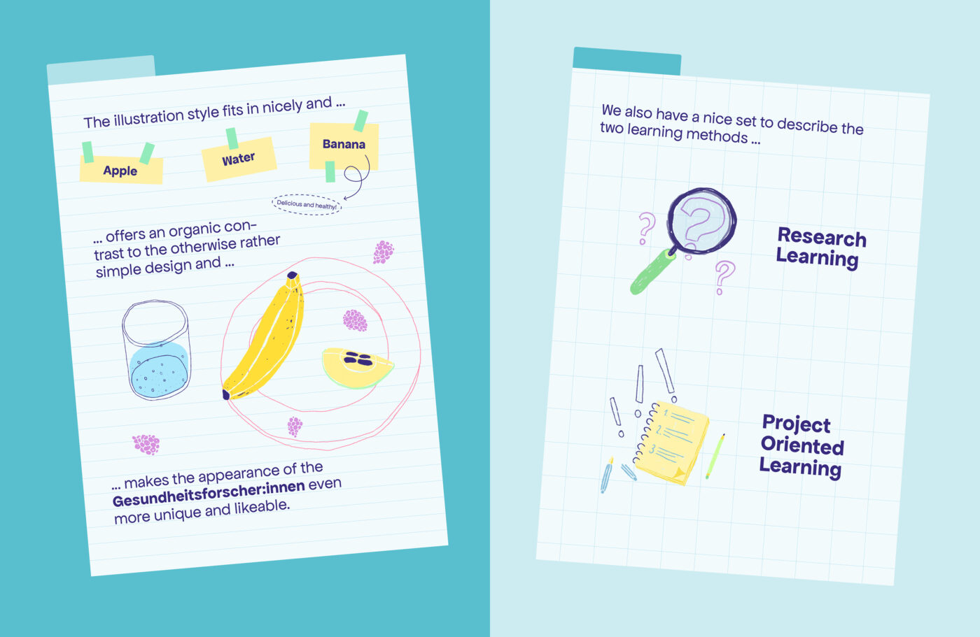 upstruct • graphic design studio Gesundheitsforscher:innen Brand Design and Website by studio ...